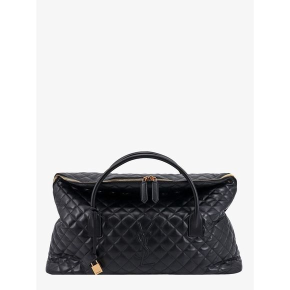 Saint Laurent | Bags | Saint Laurent Woman Matelass Leather Duffel Bag ...